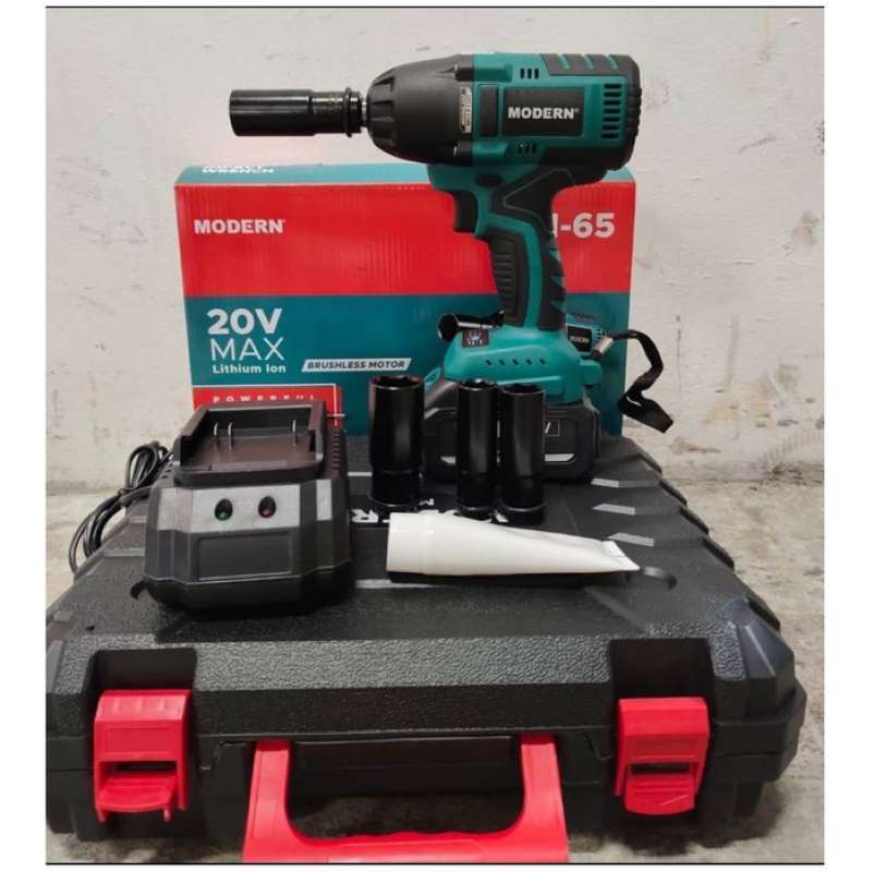 Promo MODERN M65 IMPACT WRENCH CORDLESS - ALAT BUKA BAUT M-65 -BOR ...