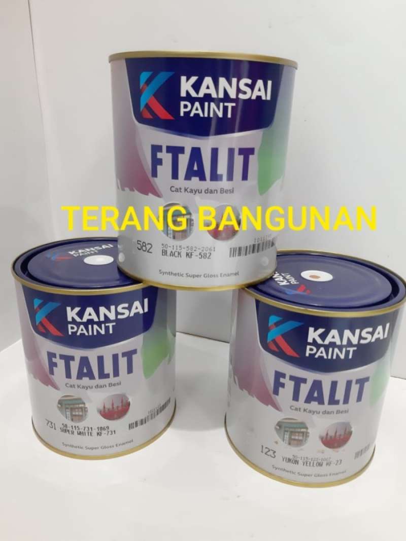 Promo Ftalit Kansai Paint Cat Kayu Dan Besi (1Kg) Diskon 23% di Seller ...