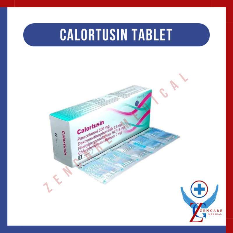 Jual Calortusin Tablet Obat Flu Dan Batuk Eceran / Sebox Isi 10 Strip ...