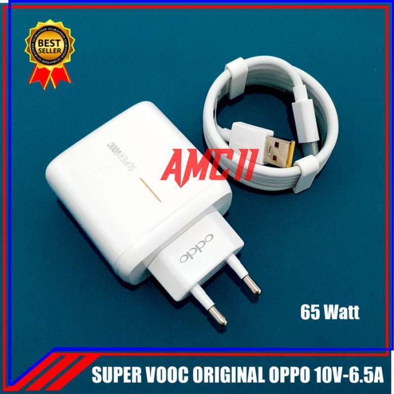 Promo CHARGER OPPO SUPER VOOC 65 WATT 100% TYPE C RESMI INDONESIA ...