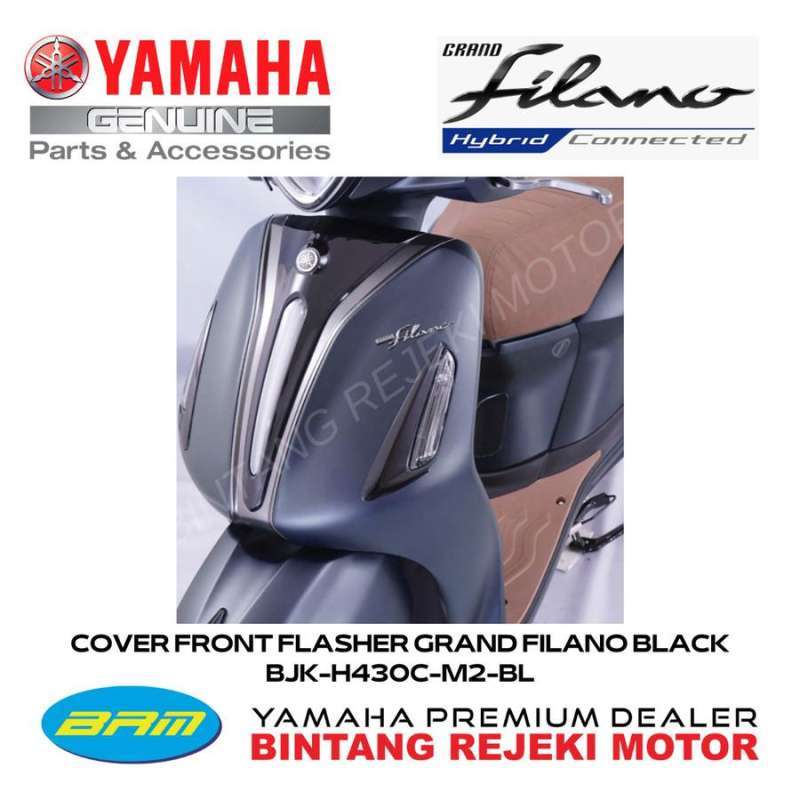 Jual Cover Front Flasher Grand Filano Black Bjk-sh33f-m2-bl Di Seller ...