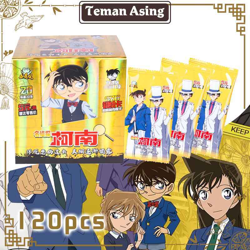 Promo Kartu Anime Detective Conan 1 Box 120 Pack / Photocard Detective ...