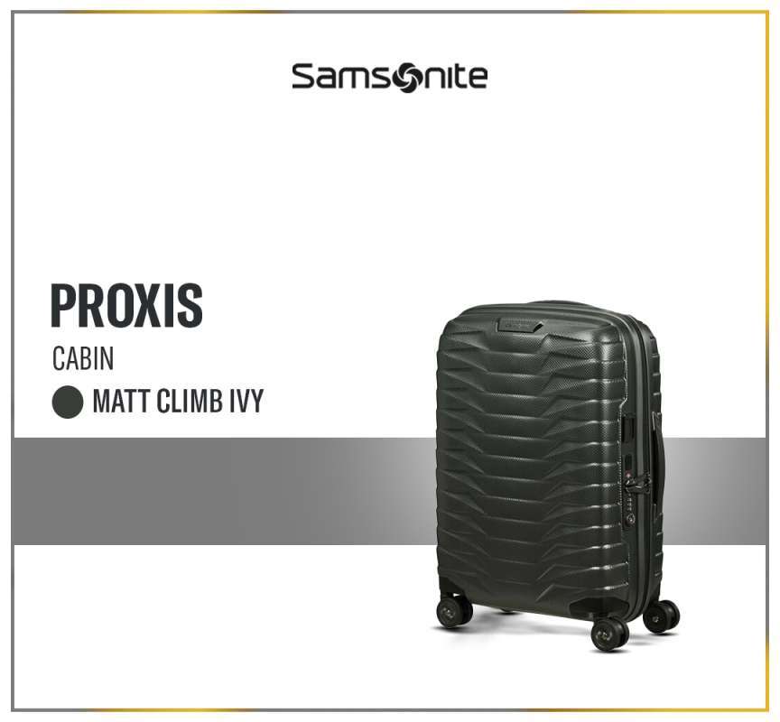 Jual Samsonite Koper Hardcase Proxis Spinner 20 Inch - Matt Climb Ivy ...
