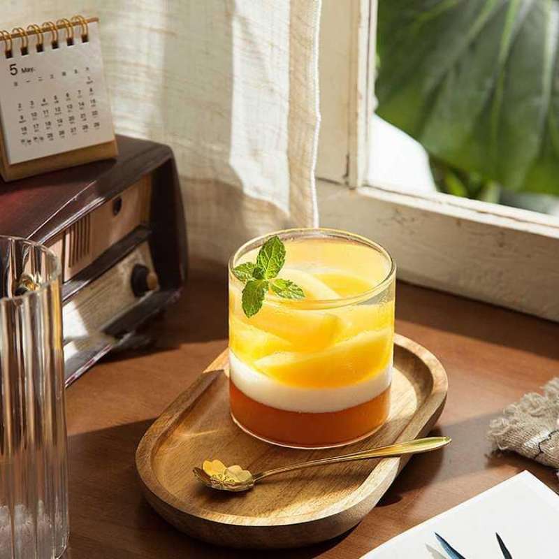 Jual TinYi Gelas Dessert Pudding Yogurt Cocktail Heat Resistant Glass T ...