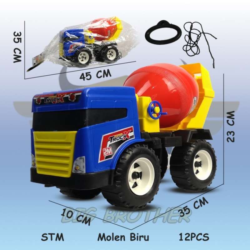 Promo STM TRUK TRUCK MAINAN ANAK MOBIL MOBILAN MOLEN SEMEN CEMENT ...