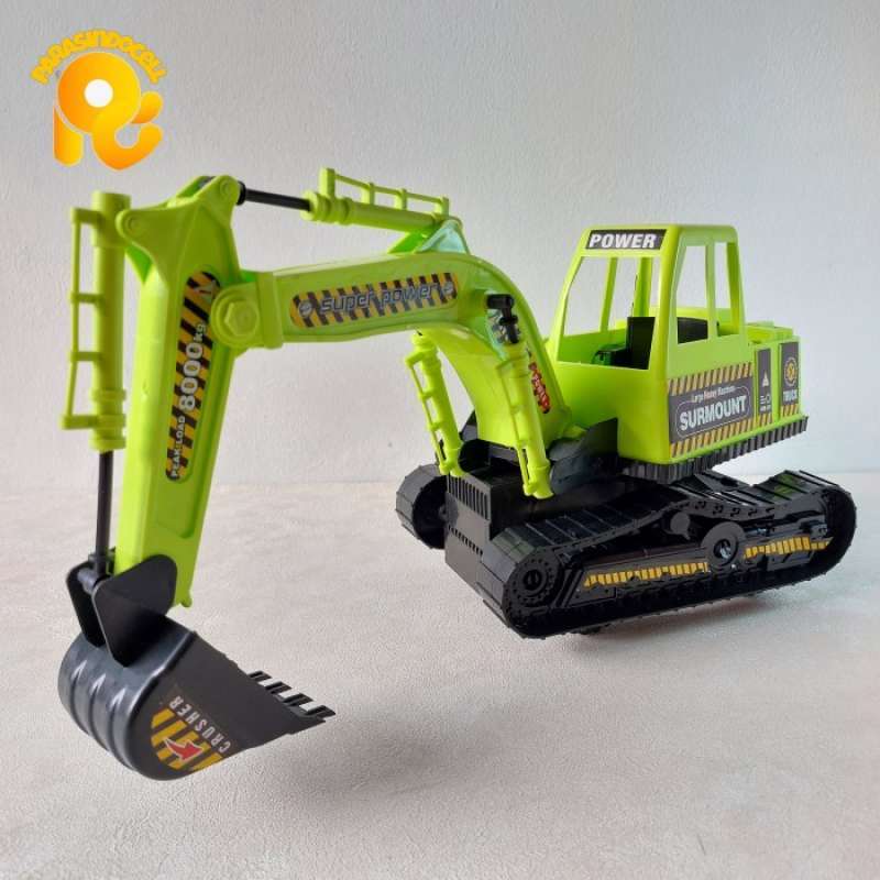 Promo MAINAN TRUK EXCAVATOR TRUCK BEKO TRAKTOR KONSTRUKSI RODA FRICTION ...