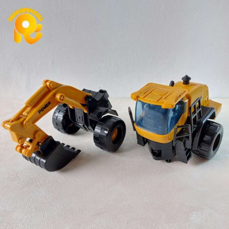 Promo MAINAN TRUK EXCAVATOR TRUCK BEKO TRAKTOR KONSTRUKSI RODA FRICTION ...