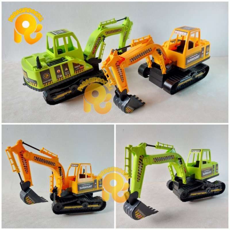 Promo MAINAN TRUK EXCAVATOR TRUCK BEKO TRAKTOR KONSTRUKSI RODA FRICTION ...