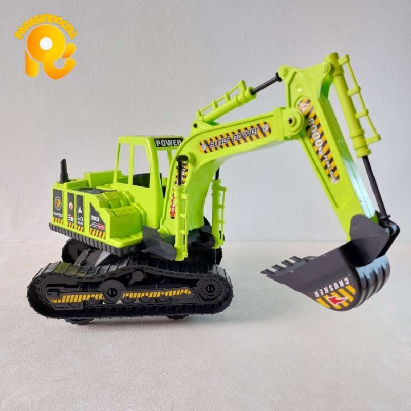 Promo MAINAN TRUK EXCAVATOR TRUCK BEKO TRAKTOR KONSTRUKSI RODA FRICTION ...