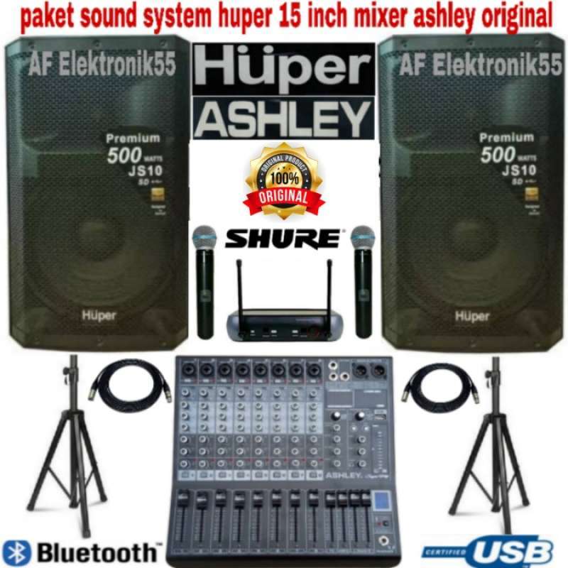 Promo Paket Sound System Speaker Huper 15 Inch Untuk Outdoor Atau ...