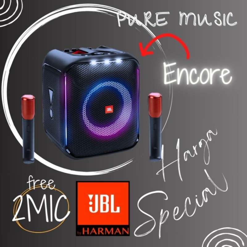 Promo Jbl Partybox Encore Party Box 2 Mic Wireless Karaoke Speaker - Xionstore Diskon 50% Di ...