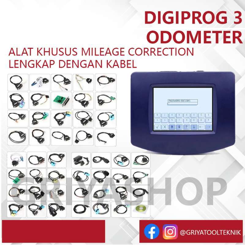 Jual DIGIPROG 3 FULL Set Odometer programmer, Mileage Correction di Seller Griyashop - Duren ...