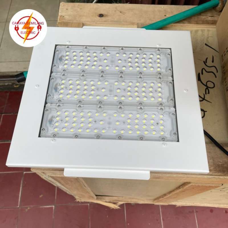 Promo KAP LAMPU SPBU LED 120WATT 120W SOROT PERTAMINA SHELL - - 100watt ...