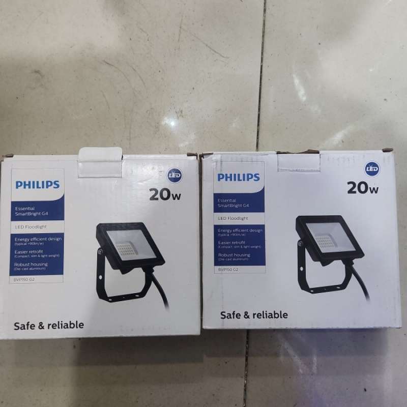 Promo LAMPU SOROT LED PHILIPS BVP150 20 WATT LED FLOODLIGHT 20W PUTIH ...