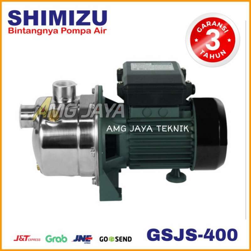 Promo POMPA AIR STAINLESS SHIMIZU GSJS-400 220V POMPA AIR SHIMIZU ...