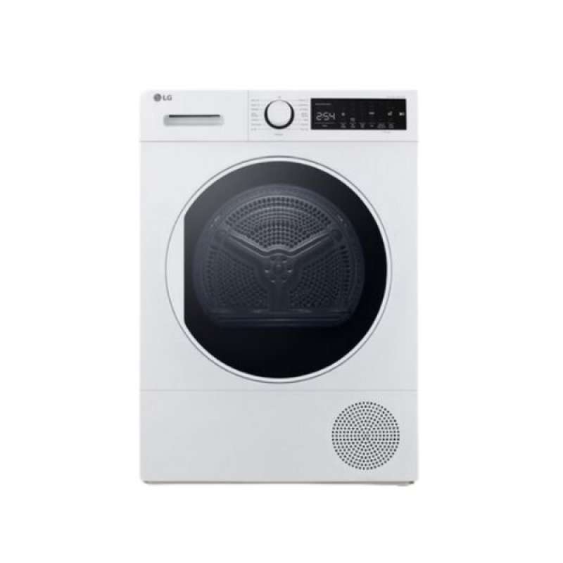 Jual LG RD08NHP5W Dryer / Mesin Pengering Front Loading Heat Pump 8Kg ...