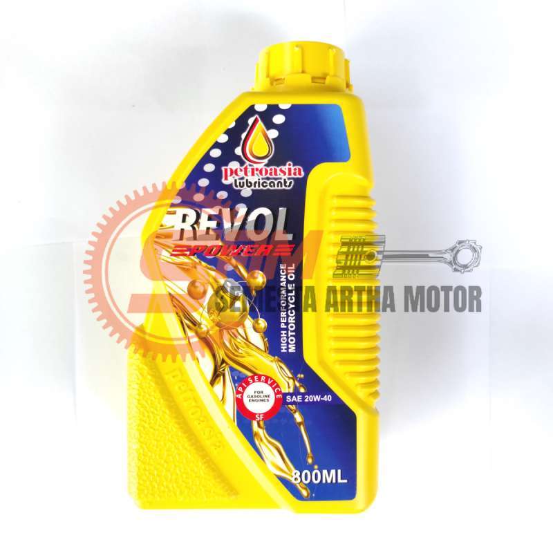 Jual Oli Petroasia Revol Power 20w40 800ml SNI ISO 0.8L Motor Supra ...