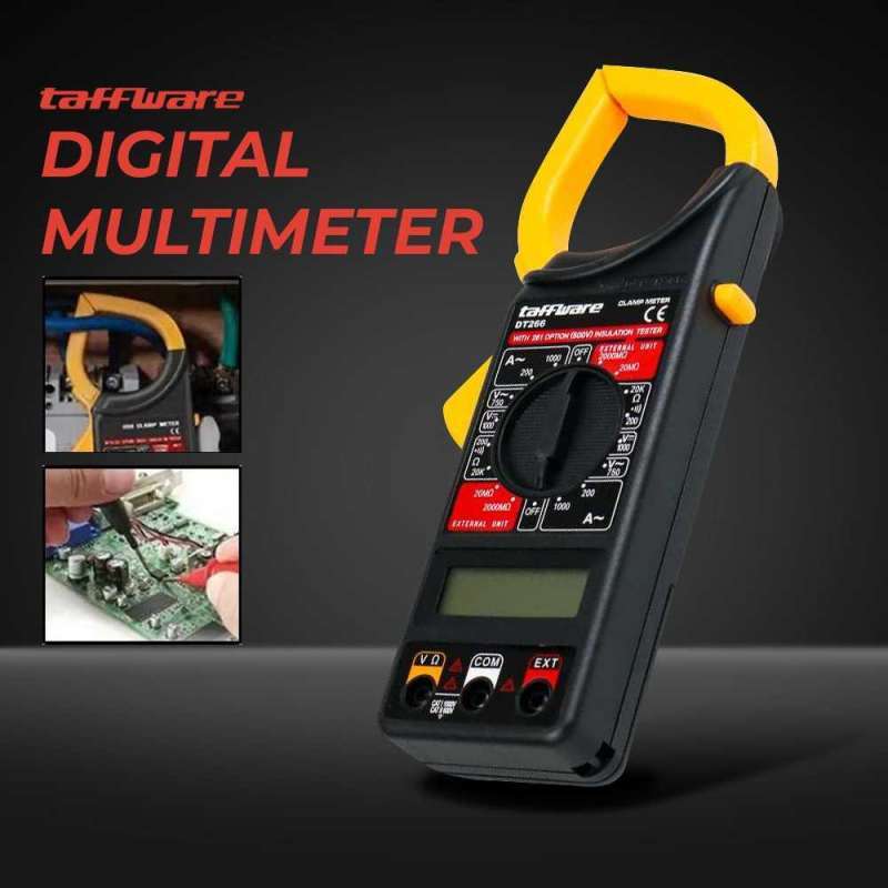 Jual ANENG Digital Clamp Multimeter Tang Ampere DT266 Tespen Listrik ...