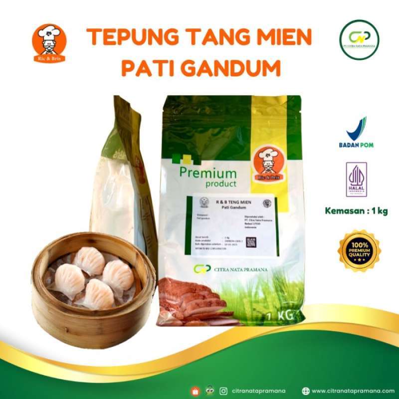 Jual Tepung Tang Mien R&b / 1kg Wheat Starch /pati Gandum Tengmien ...