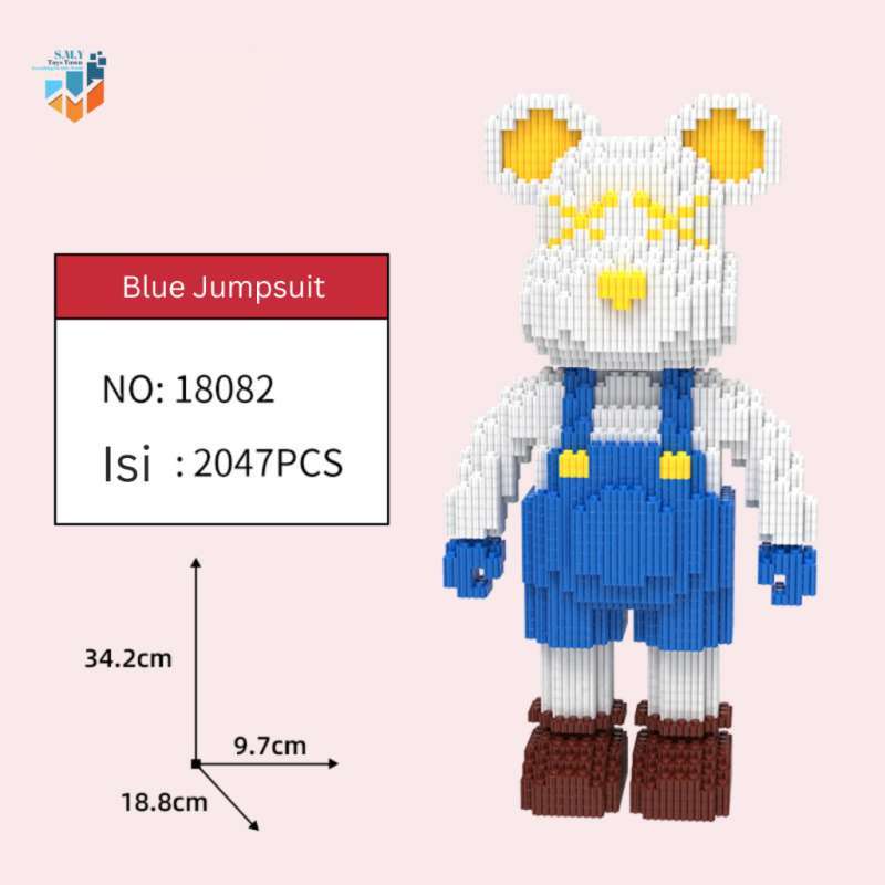 Promo SMY Nano Block Violent Pink Jumpsuit Bricks Education Nano Block ...