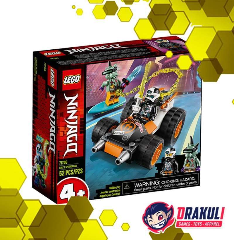 Jual Toys LEGO Ninjago Cole's Speeder Car 71706 di Seller Drakuli Games ...
