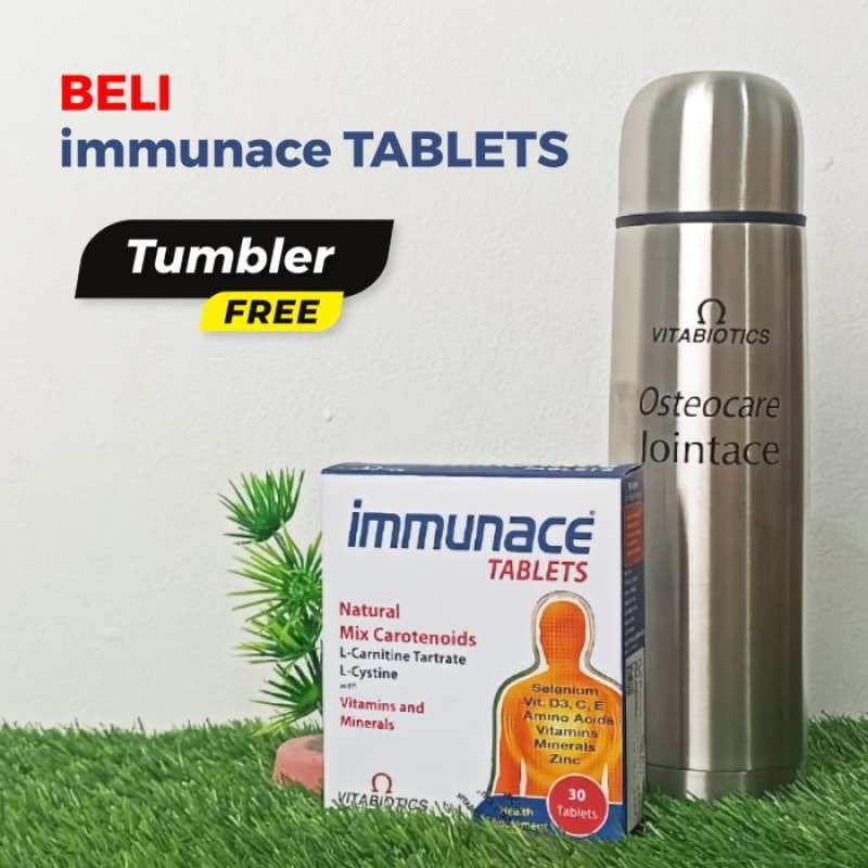 Promo Vitabiotics Immunace 30 Tablets Diskon 33% di Seller Alfaza Shop ...