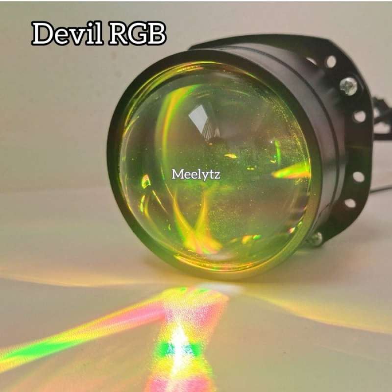 Promo Premium Projector Biled CR7 2.5inch RHD jauh dekat plus devil eye ...