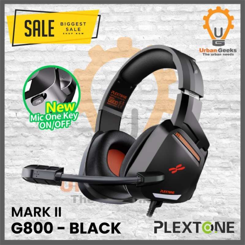 Promo PLEXTONE G800 Headset Gaming Headphones LED Light E-sports Over ...