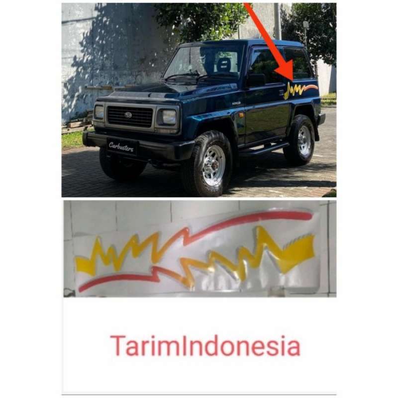 Promo Striping Sticker List Body Daihatsu Feroza Ferosa Cacing Taft ...