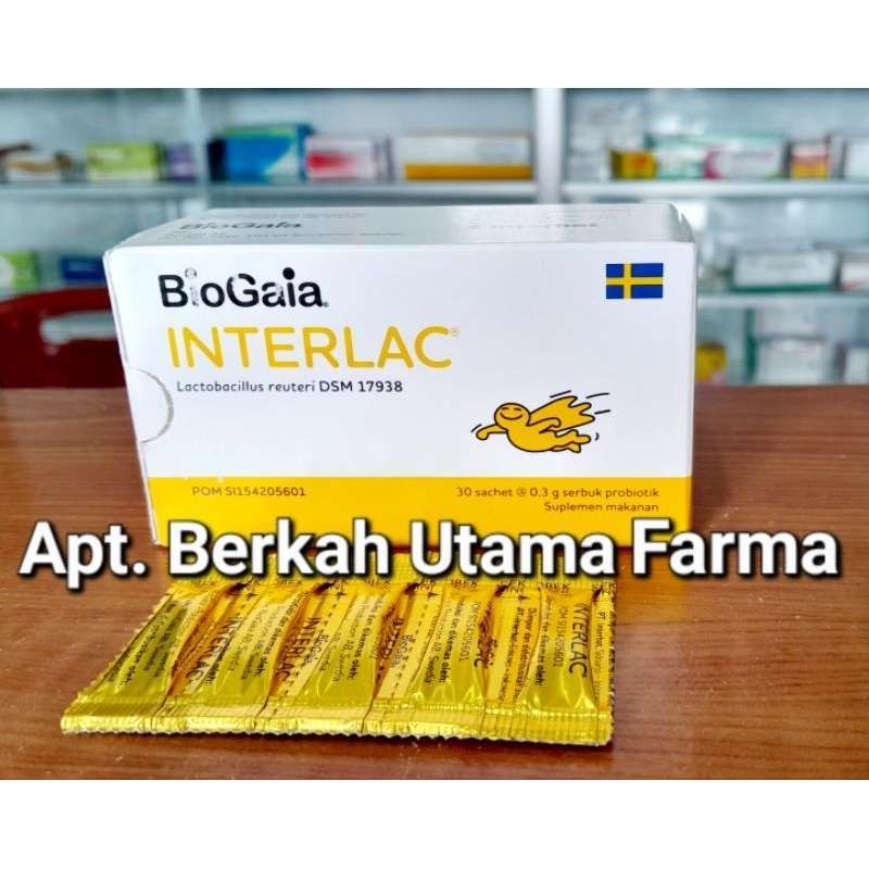 Jual Interlac Sachet - Suplemen makanan dijual Per Sachet EXP 02/2025 ...