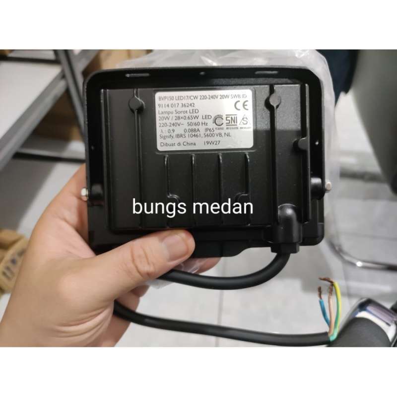 Jual LAMPU LED PHILIPS Sorot BVP150 20W 20Watt 20 Watt IP65 6500K CDL ...