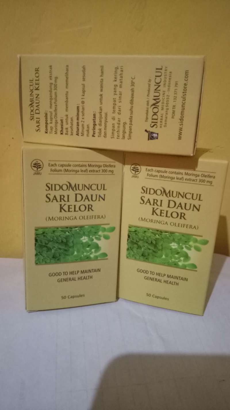 Promo SARI DAUN KELOR Sidomuncul Diskon 33% di Seller VIRGO STOREE ...