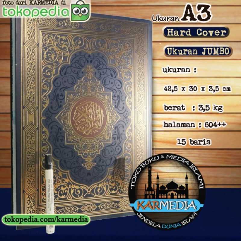 Promo [A3] Darsyafii - Ukuran Jumbo Al Quran Mushaf Utsmani Lansia Jumbo Diskon 23% di Seller ...