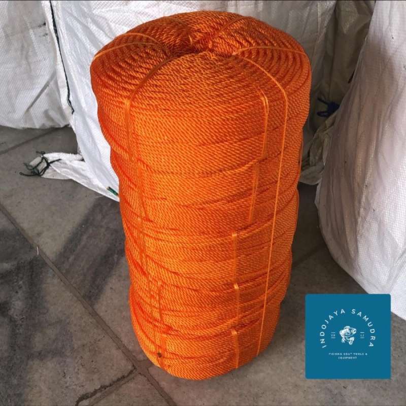 Promo Tali Tambang Pe 5Mm Orange (Material Plastik) 1 Roll Diskon 23% ...