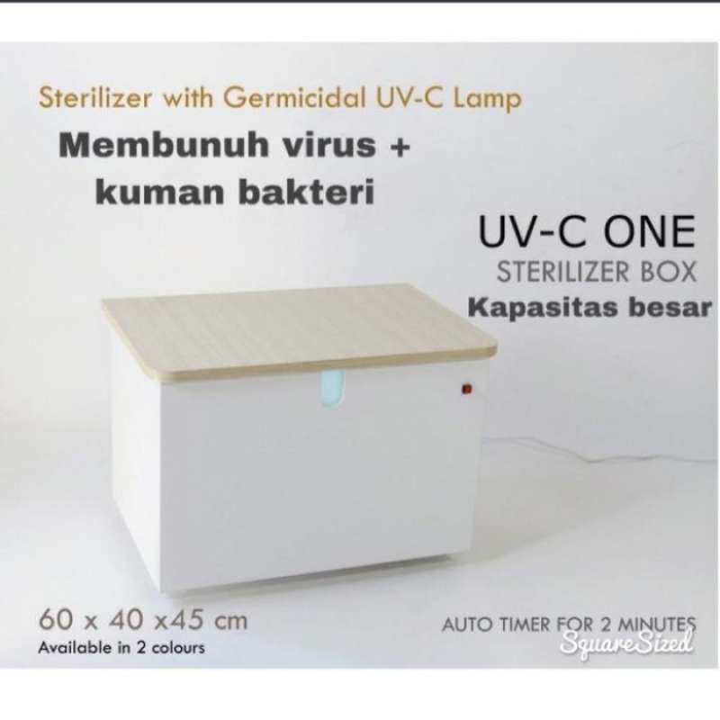 Promo UVC UV C ONE Germicidal STERILIZER BOX BESAR 2 Lampu 10 Watt kargo - Multicolor Coklat ...