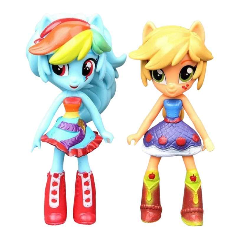 Promo ACTION FIGURE MY LITTLE PONY EQUESTRIA GIRLS COWBOY SET 6 PCS ...