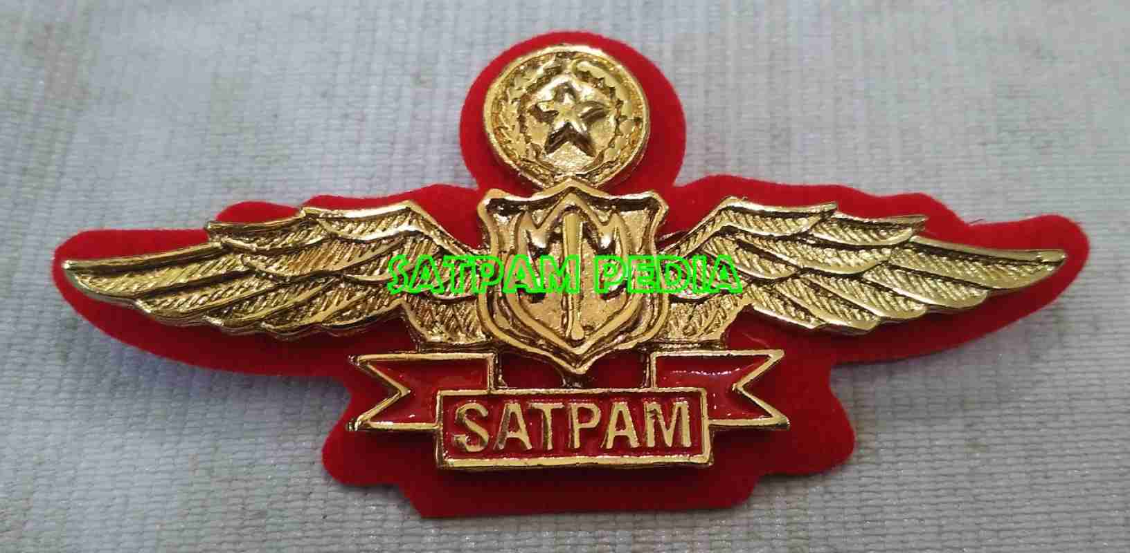 Jual Pin Security Bahan Zinc Wing Security Pin Satpam Wing Satpam