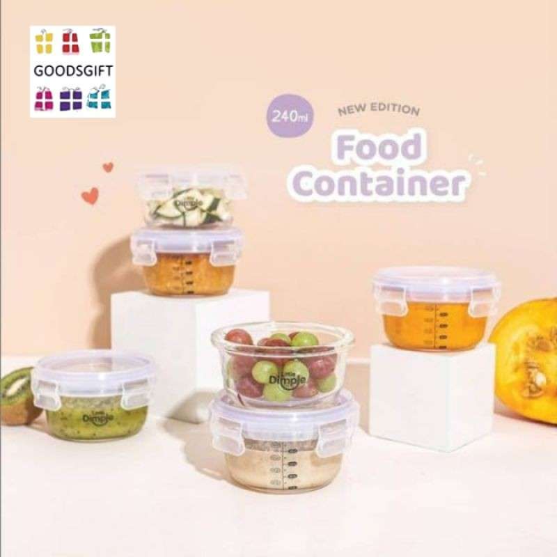 Promo Baby Food Container Little Dimple & LocknLock Kotak, Bulat, Panda ...