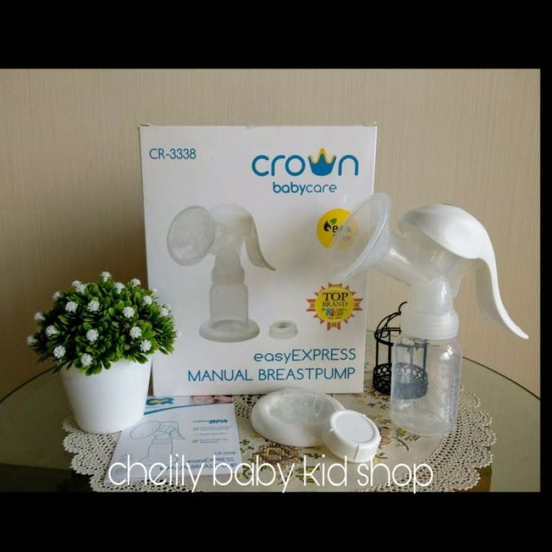Promo Pompa Asi Crown Baby Easy EXPRESS (Manual) Breast Pump Diskon 27% ...