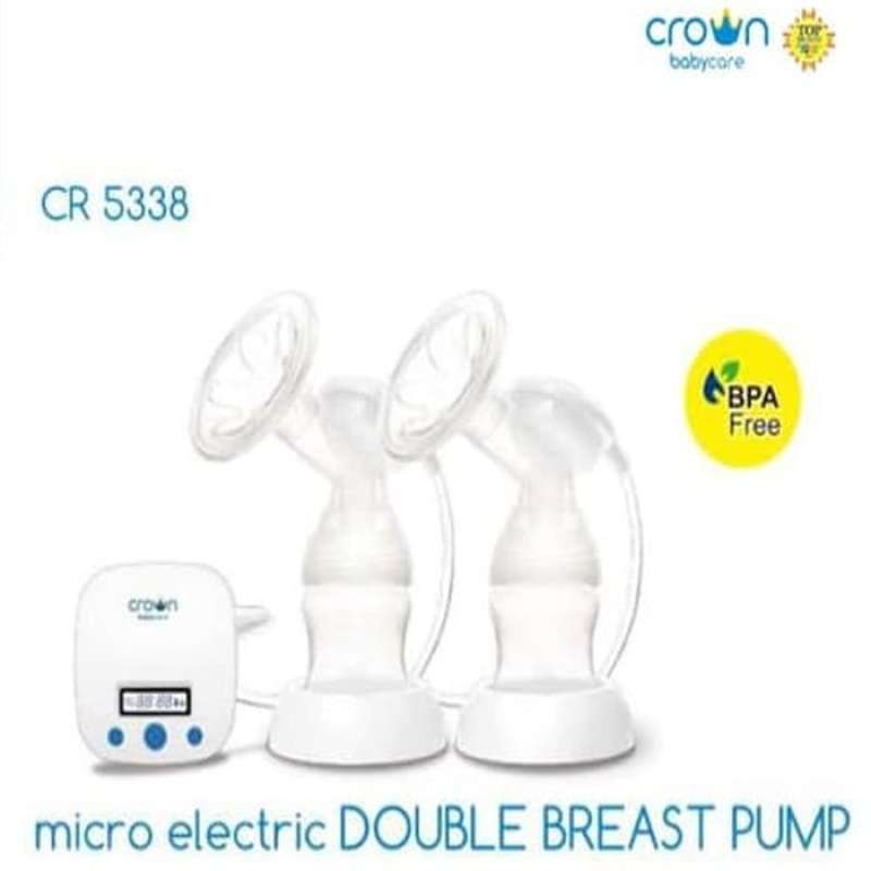 Promo BREAST PUMP CROWN DOUBLE MICRO ELECTRIC CR 5338 - POMPA ASI ...