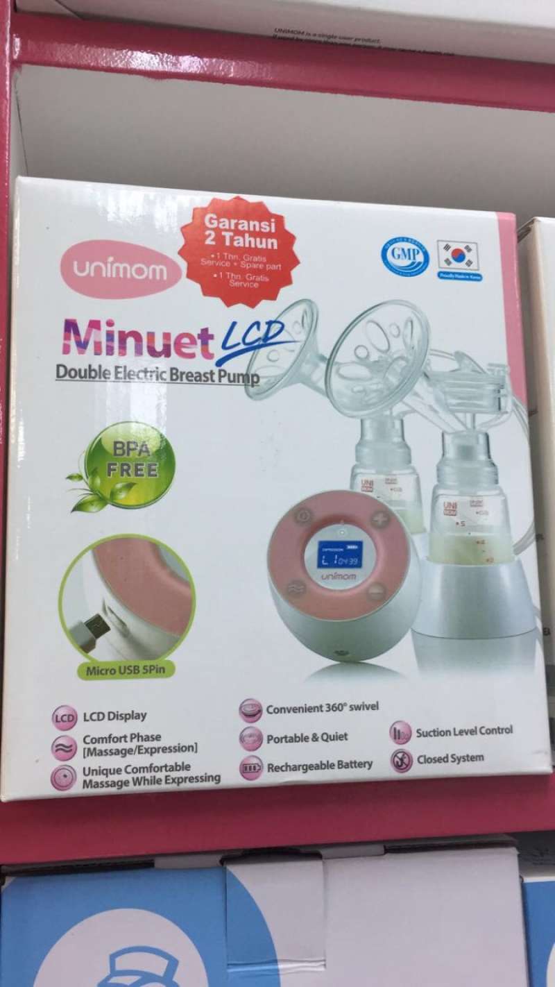 Promo Breastpump unimom minuet pompa asi electric breast pump elektrik ...