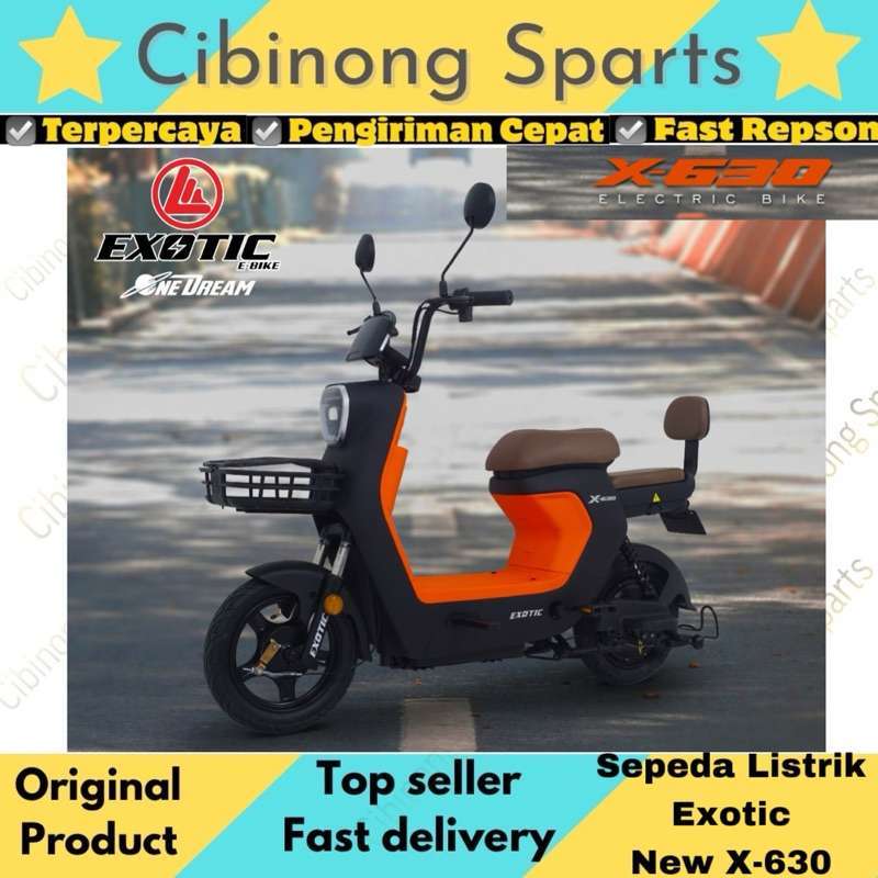 Jual Sepeda Listrik Motor Listrik Exotic X-630 500watt Max 150kg New ...