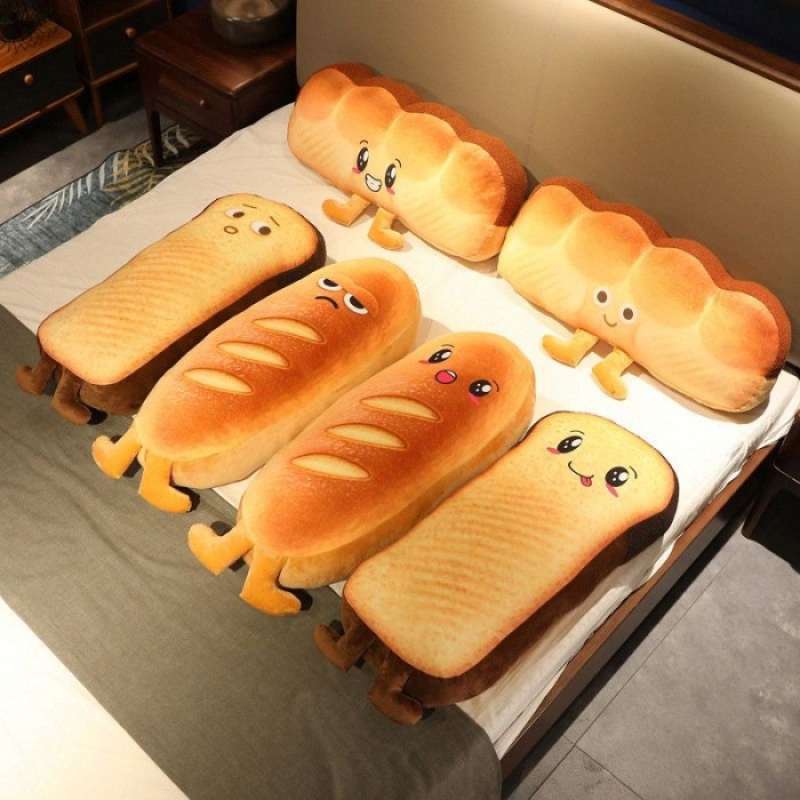 Promo Boneka Roti Bread Bantal Guling Korea Bulu Lembut Karakter ...