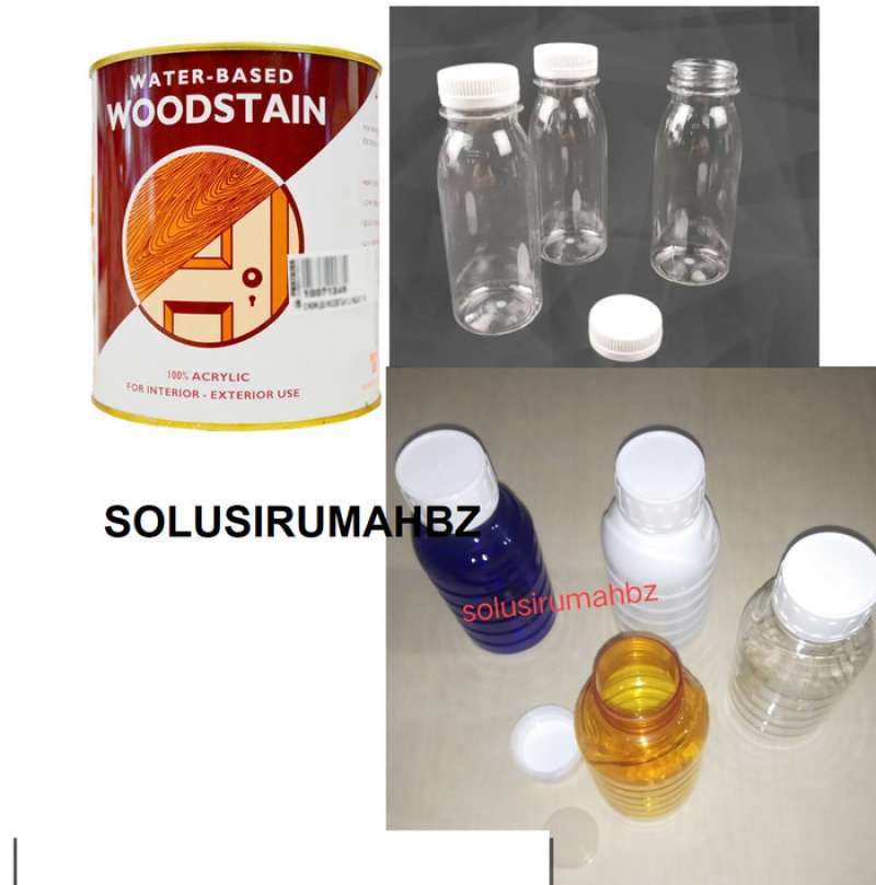 Jual Per 250ml Politur Mowilex Repack Woodstain Kayu Air Wood Stain ...