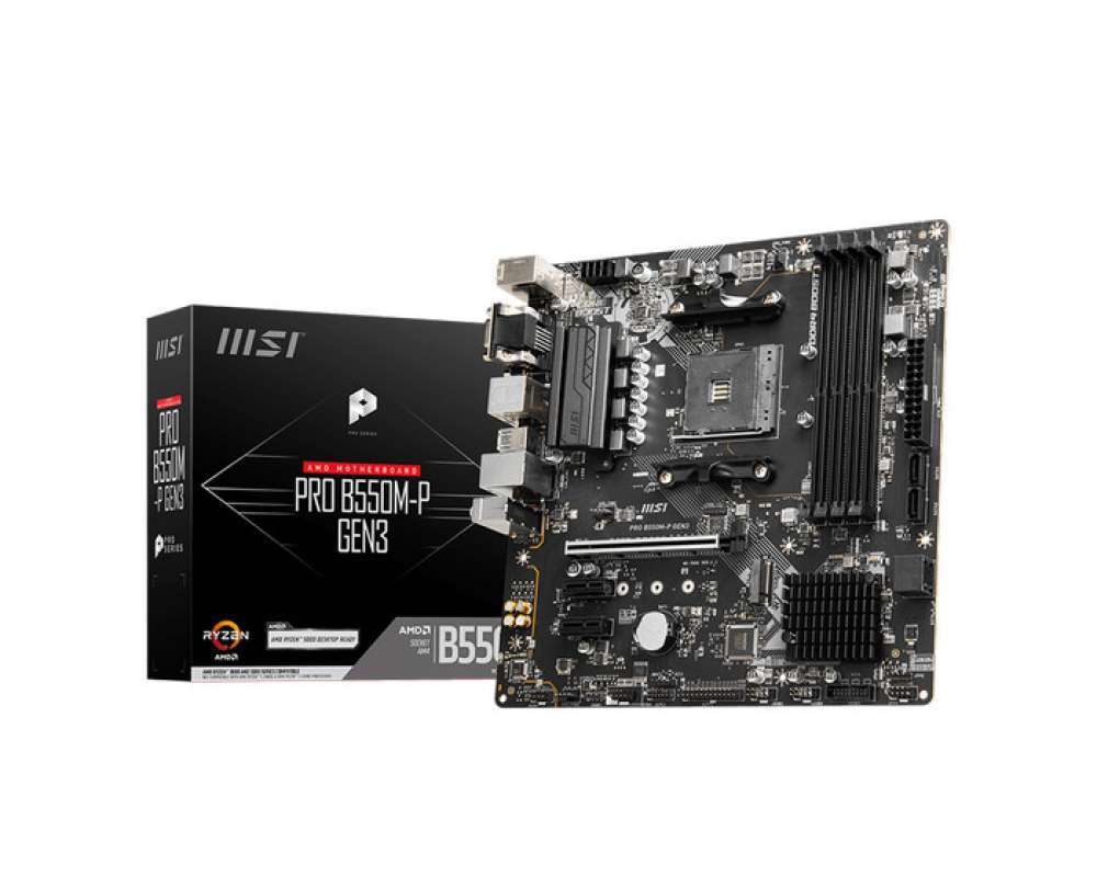 Jual MSI Motherboard B550M-P Gen3 AMD Mobo AM4 Socket di Seller Clover ...