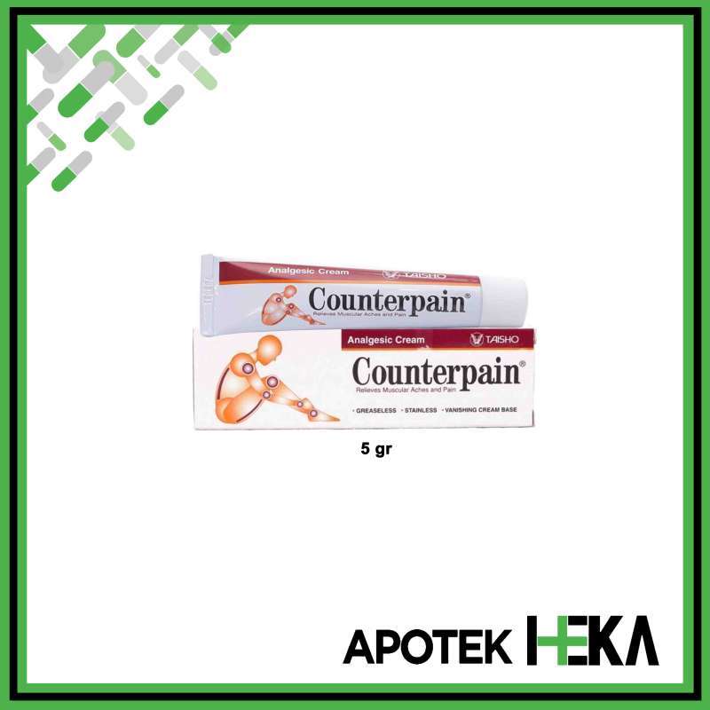 Promo Counterpain Cream Krim Nyeri 5 Gr / 15 Gr / 30 Gr Diskon 1% Di ...