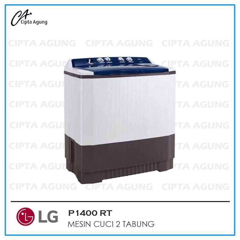 Promo Lg Mesin Cuci 2 Tabug Twin Tub 14 Kg P1400rt / P 1400 Rt Diskon 9 ...