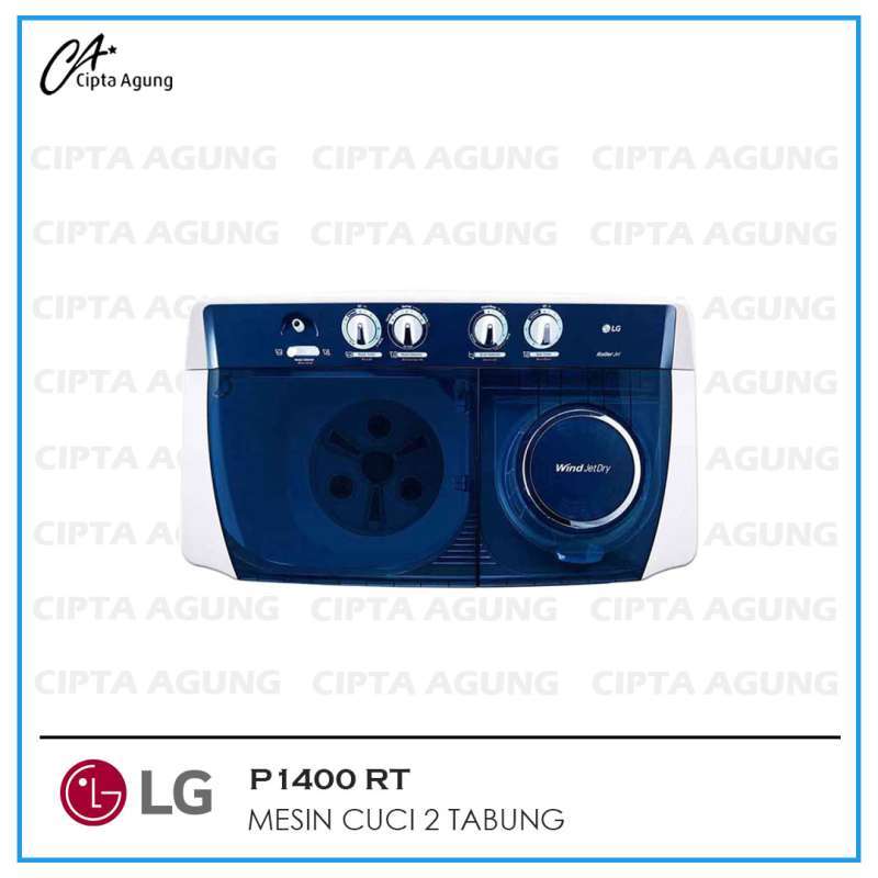 Promo Lg Mesin Cuci 2 Tabug Twin Tub 14 Kg P1400rt / P 1400 Rt Diskon 9 ...