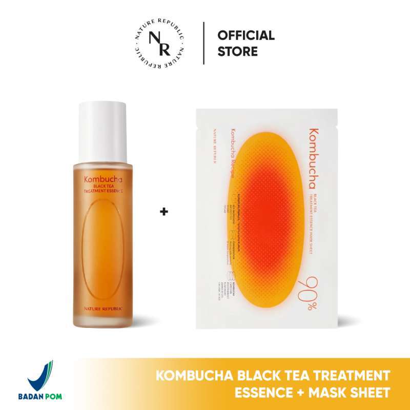 Jual Nature Republic [4 Pcs] Paket Kombucha Black Tea First Essence X ...