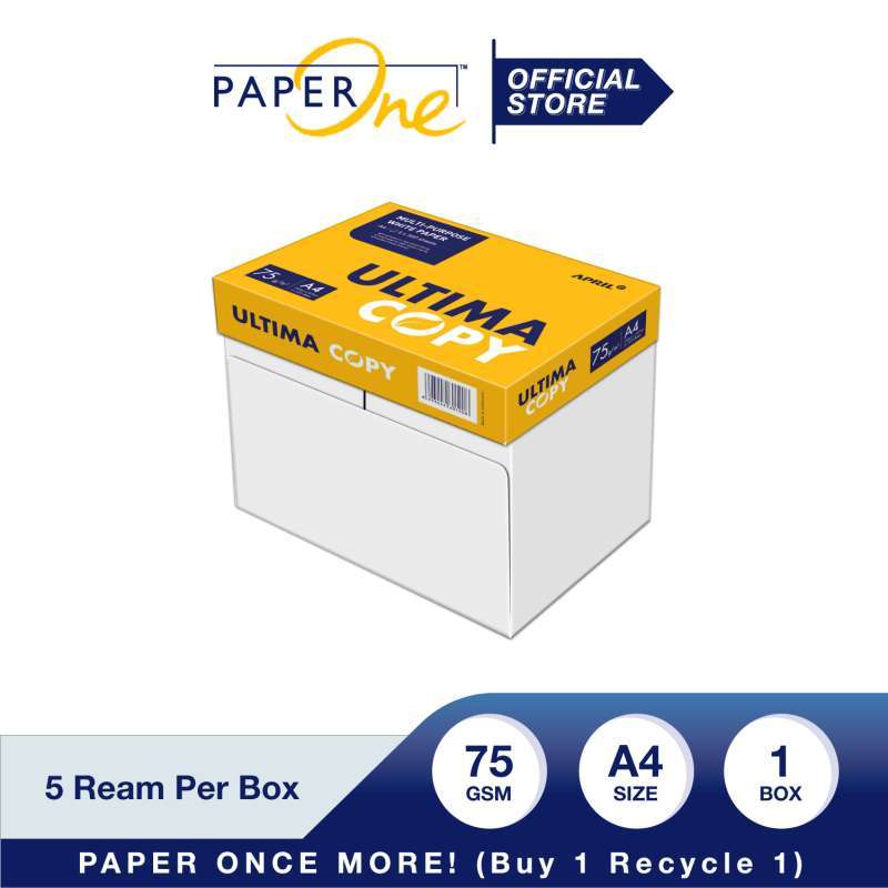 Promo Ultima A4 75gr Copier 1 Box 2500 Lembar Kertas Hvs Diskon 6 Di